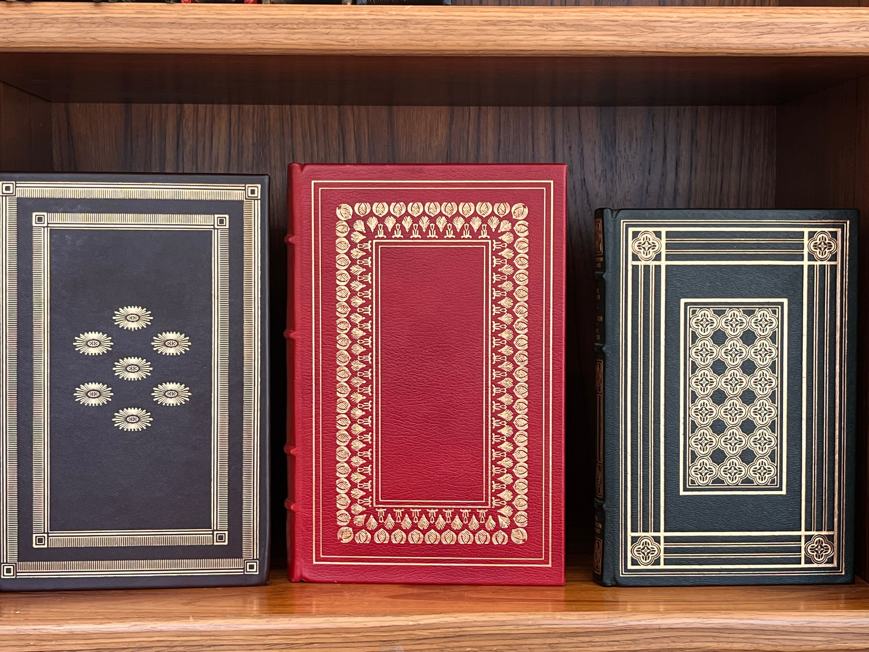Vintage Full Leather Classics, 1977-1983, Gilded Franklin Library ...