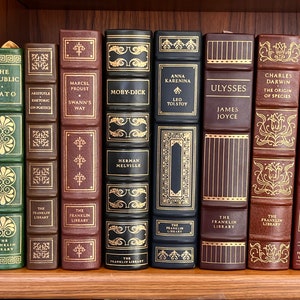 Vintage Full Leather Classics, 1977-1983, Gilded Franklin Library ...