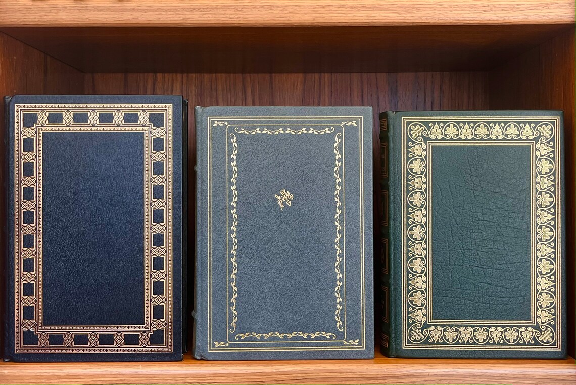 Vintage Full Leather Classics, 1975-1982, Gilded Franklin Library ...