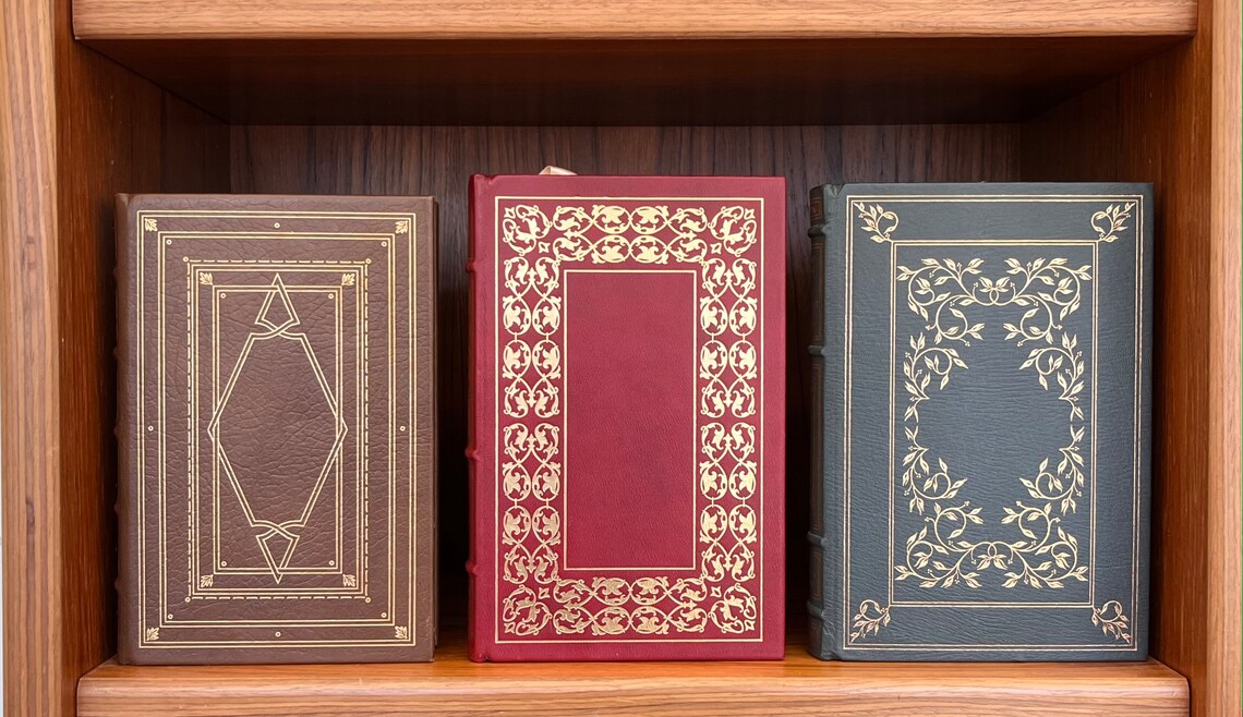 Vintage Full Leather Classics, 1977-1983, Gilded Franklin Library ...