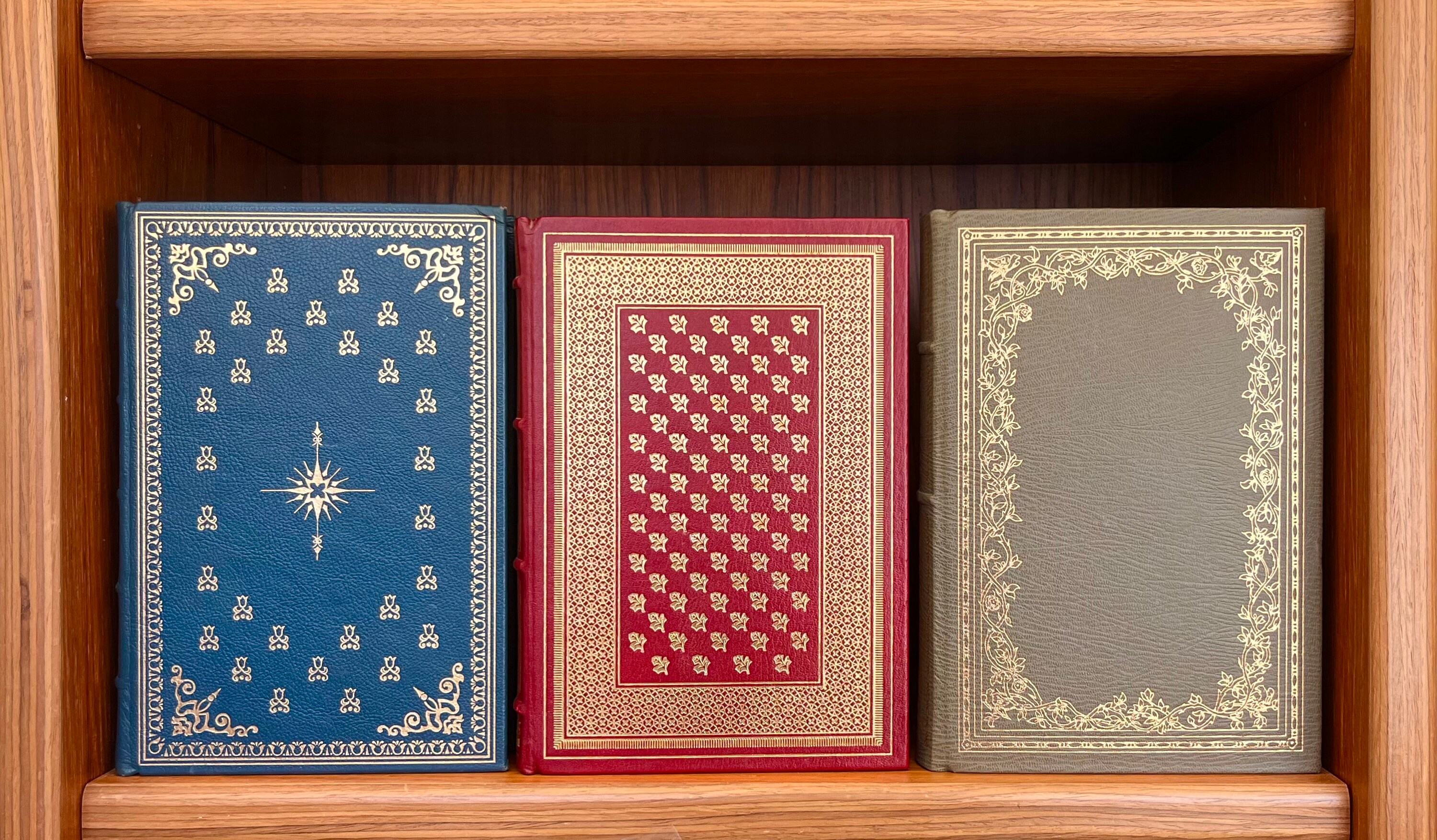 Vintage Full Leather Classics, 1975-1982, Gilded Franklin Library ...