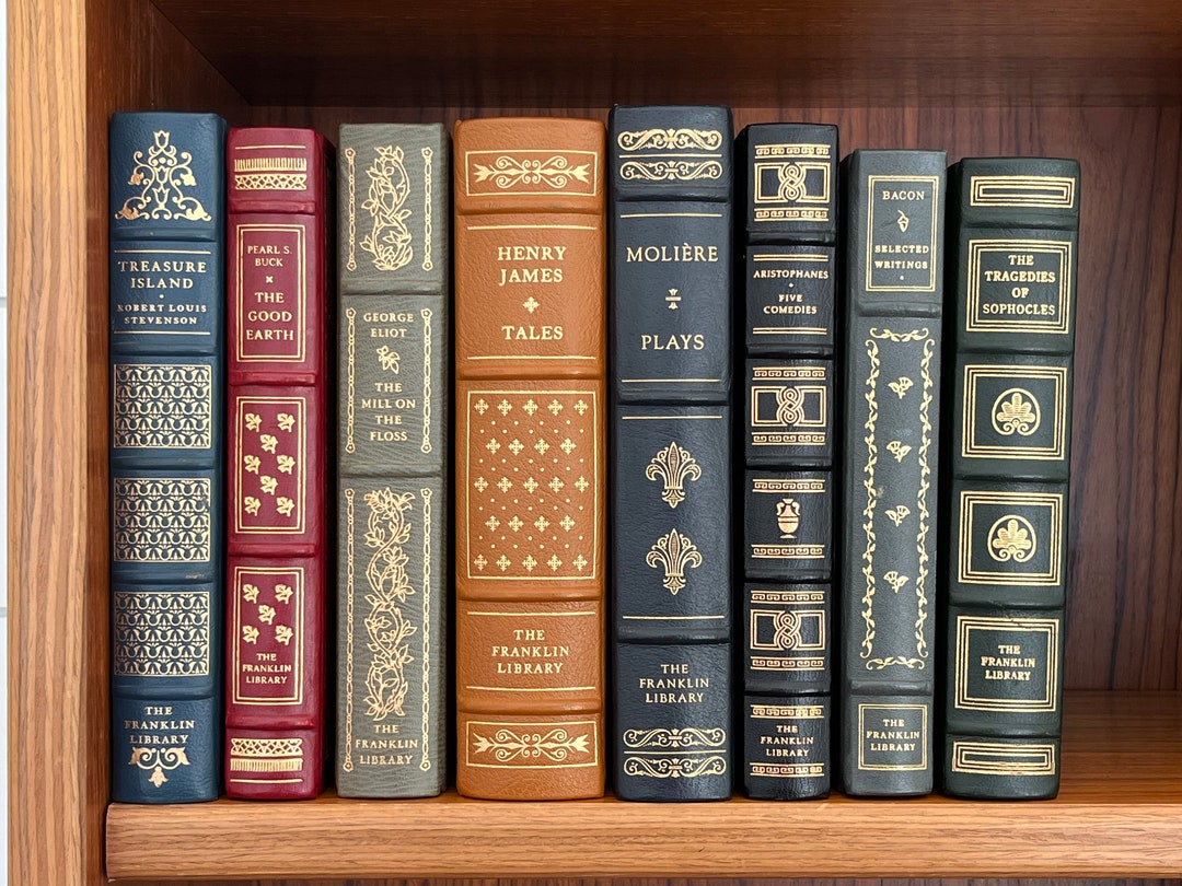 Vintage Full Leather Classics, 1975-1982, Gilded Franklin Library ...