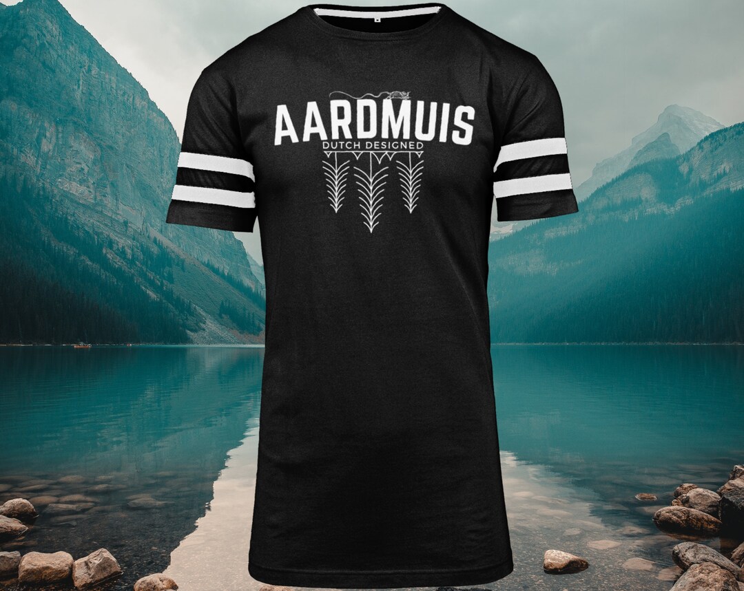 Black Jersey Tee - EARTHMUIS Branding - Etsy
