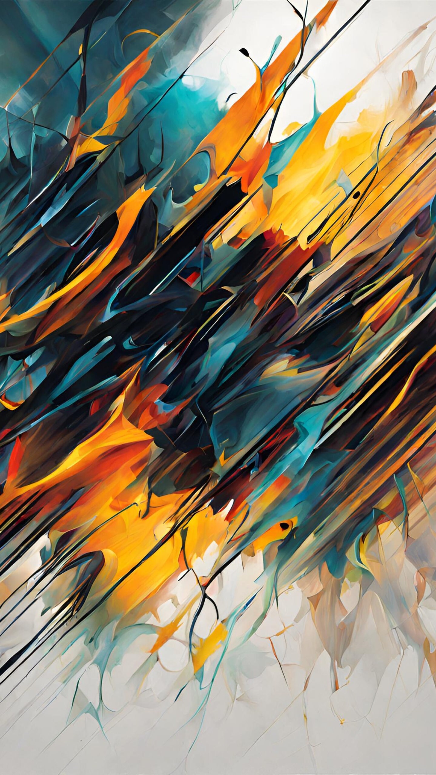 Cellphone Wallpaper - Collection of 50 Abstract Art Paintings - Etsy