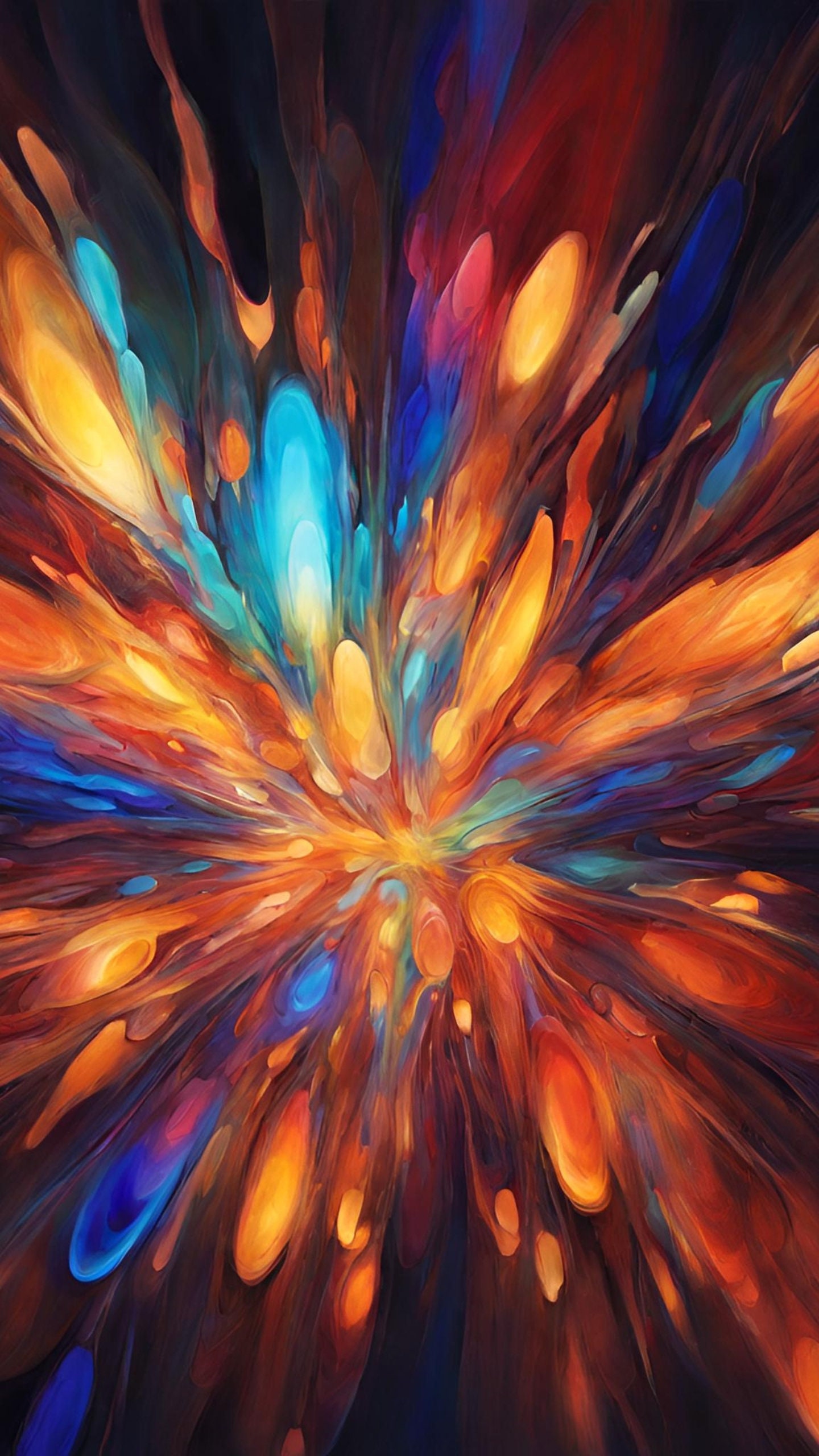 Cellphone Wallpaper - Collection of 50 Abstract Art Paintings - Etsy