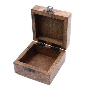 White Washed Wooden Box, Wooden Jewellery Box Aztec and Slavic Design ...