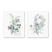 Calming Blue Watercolor Floral Art Prints - Blue Flowers Wall Art ...