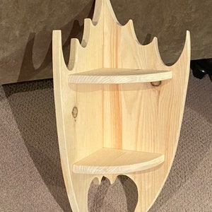Corner Bat Shelf - Reversible - Hanging Bat or Upright - Etsy