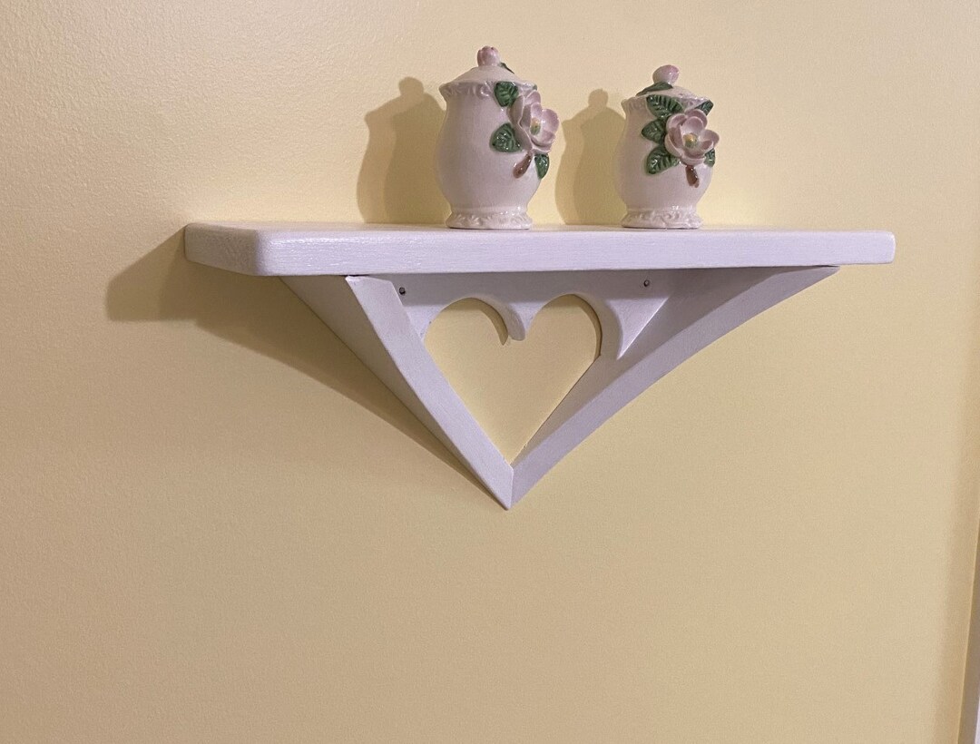 Heart Shelf | Wooden Shelf | Handmade | Available in Multiple Colors - Etsy