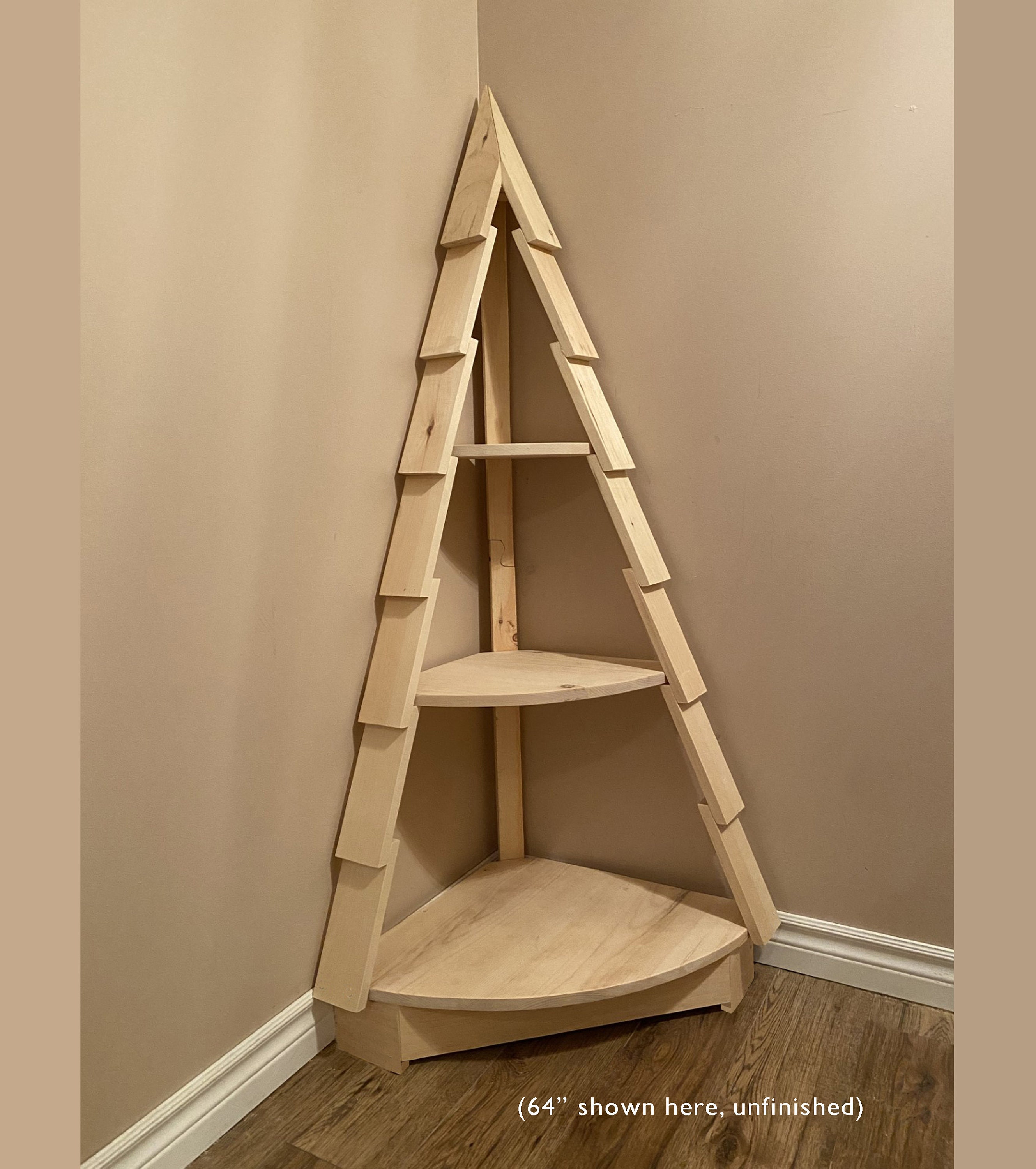 Tree Shelf Corner Tree Shelf Home or Retail Display Shelf Etsy