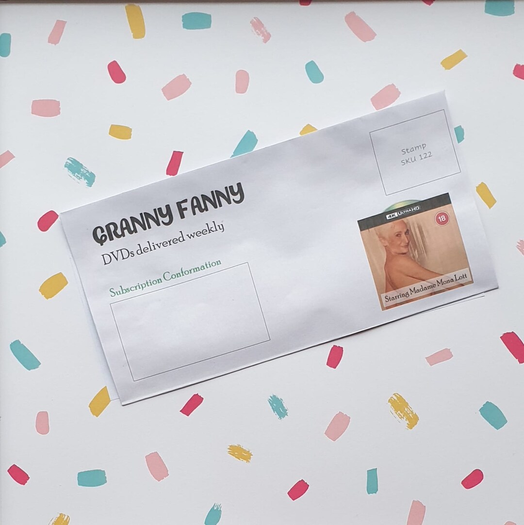 Granny Fanny Joke / Prank Letter Sent Direct to Your Victim Totally ...
