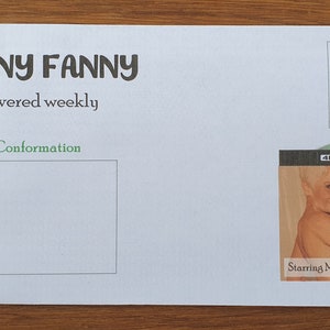 Granny Fanny Joke / Prank Letter Sent Direct to Your Victim - Etsy