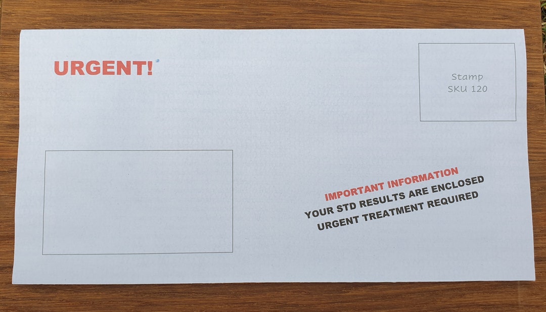 STD Results Joke / Prank Letter Sent Direct to Your Victim - Etsy