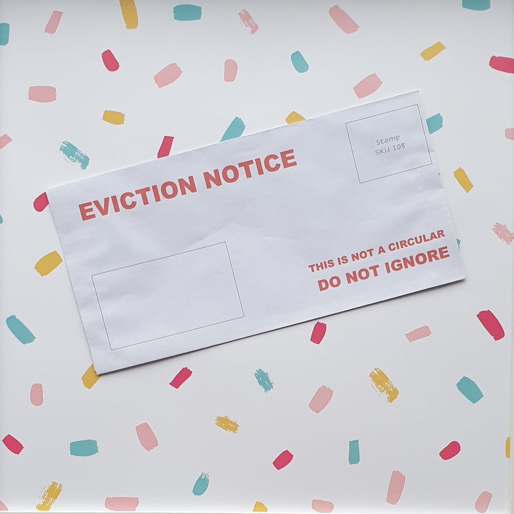 Eviction Notice Joke / Prank Letter Sent Direct to Your Victim Totally ...