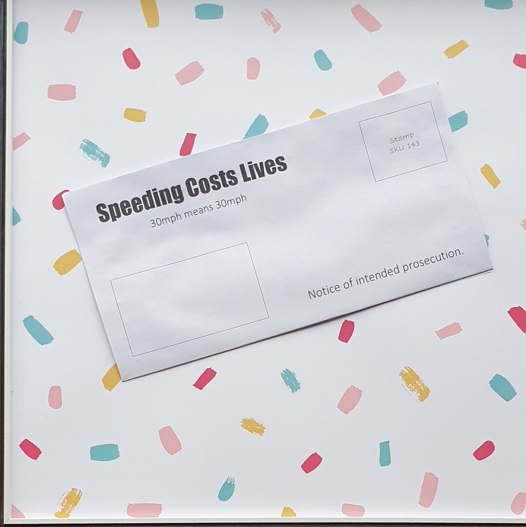 Speeding Joke / Prank Letter Sent Direct to Your Victim Totally ...