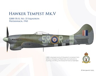 Hawker Hunter Aircraft Profile Artwork A4 Print - Etsy