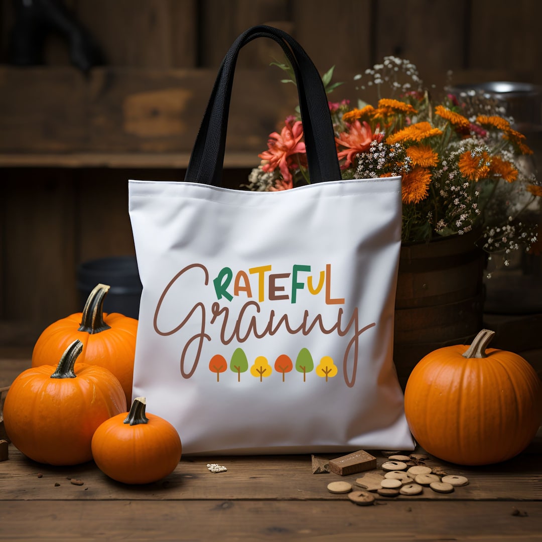 Grateful Granny Tote Christian Tote Church Tote Woman of Faith Tote ...
