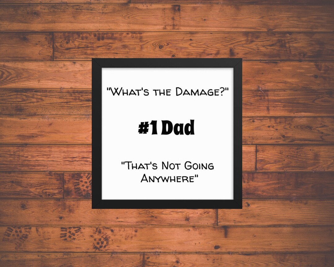Dad is 1, Dad Jokes, Dad Quotes, Funny Canvas, Dad Gift, Father's Day ...