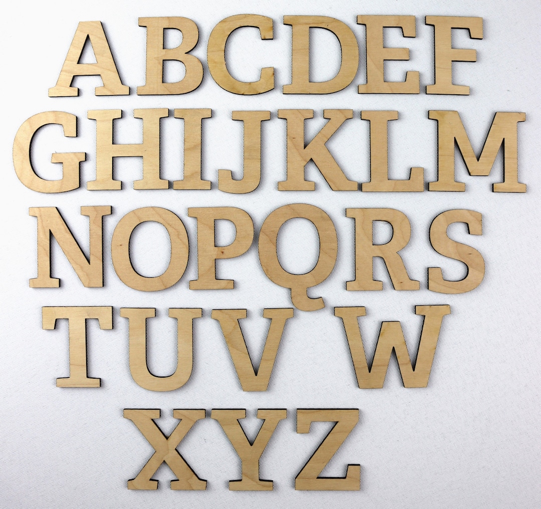 5cm Laser Cut Alphabet - Etsy