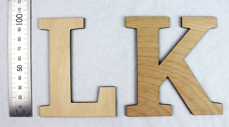 Wooden Alphabet 10cm Tall, Individual Letters Available - Etsy