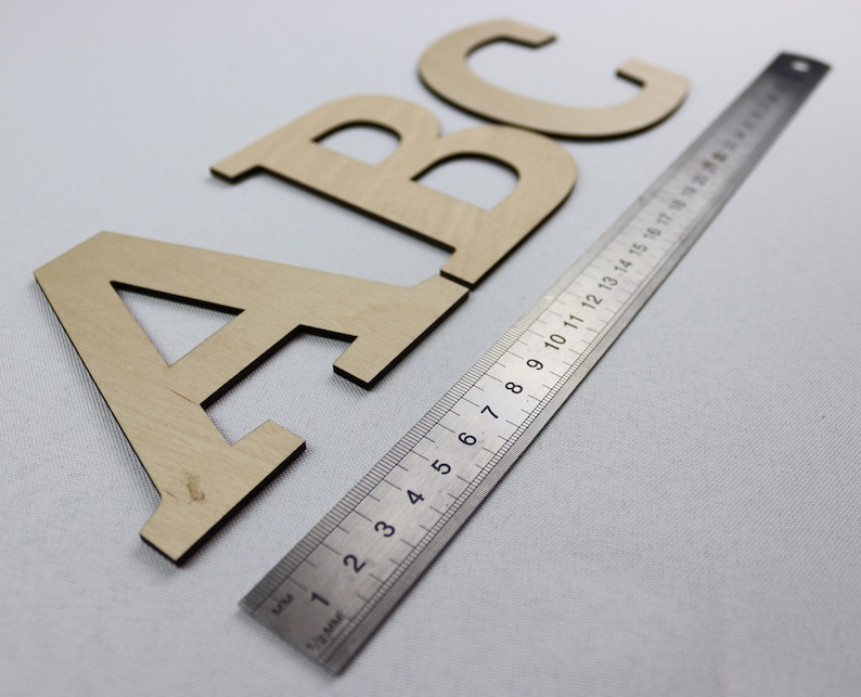 Wooden Alphabet 10cm Tall, Individual Letters Available - Etsy