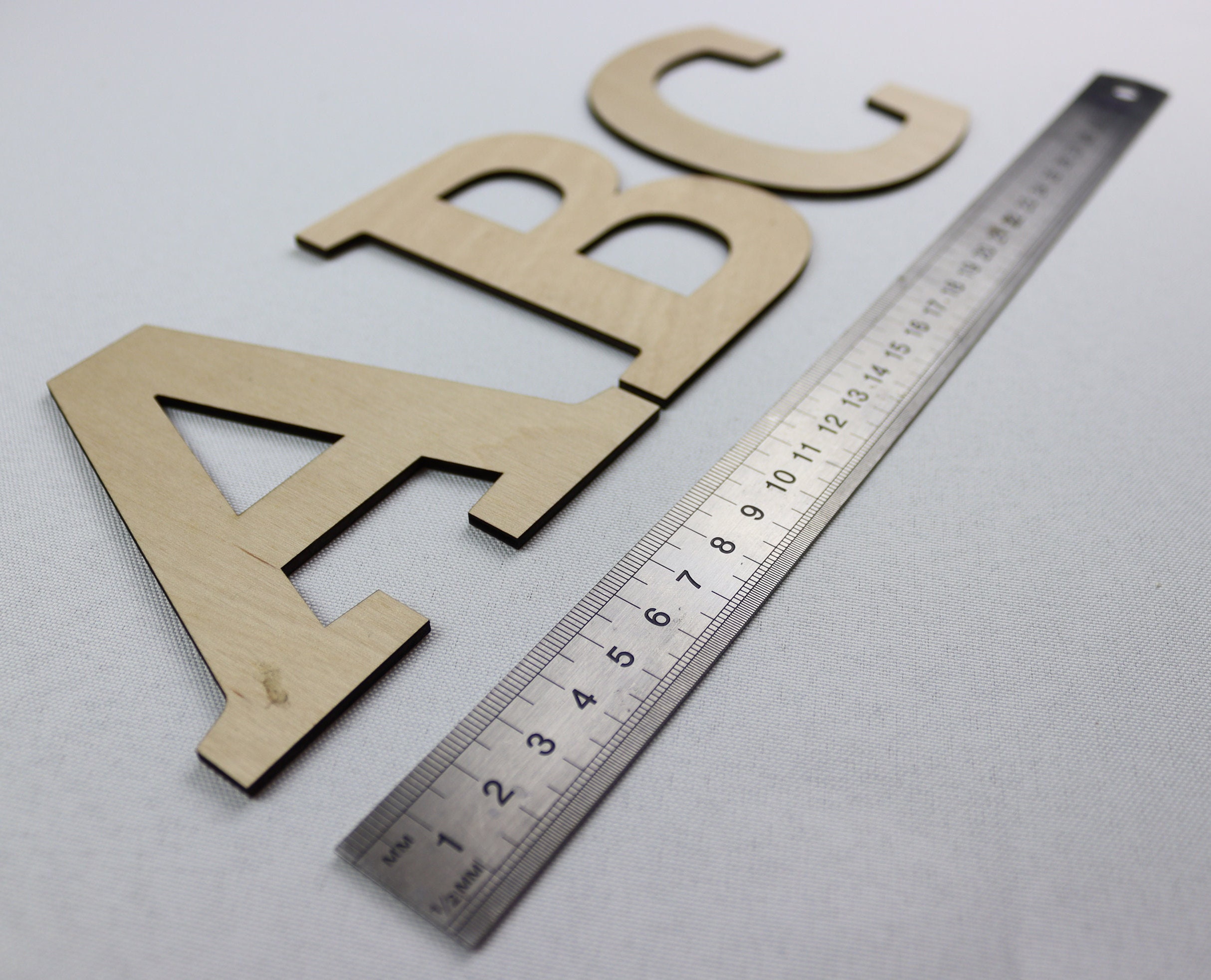 Wooden Alphabet 10cm Tall, Individual Letters Available - Etsy