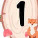 Printable Woodland Creature Table Numbers Baby Shower Table Numbers ...