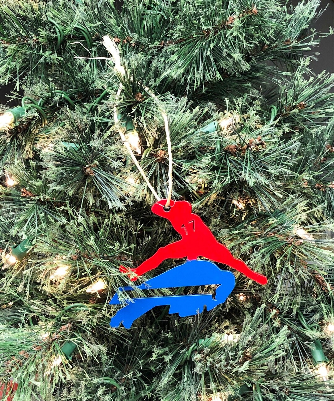 Buffalo Bills "#17 Josh Allen" Aluminum Ornaments - Etsy