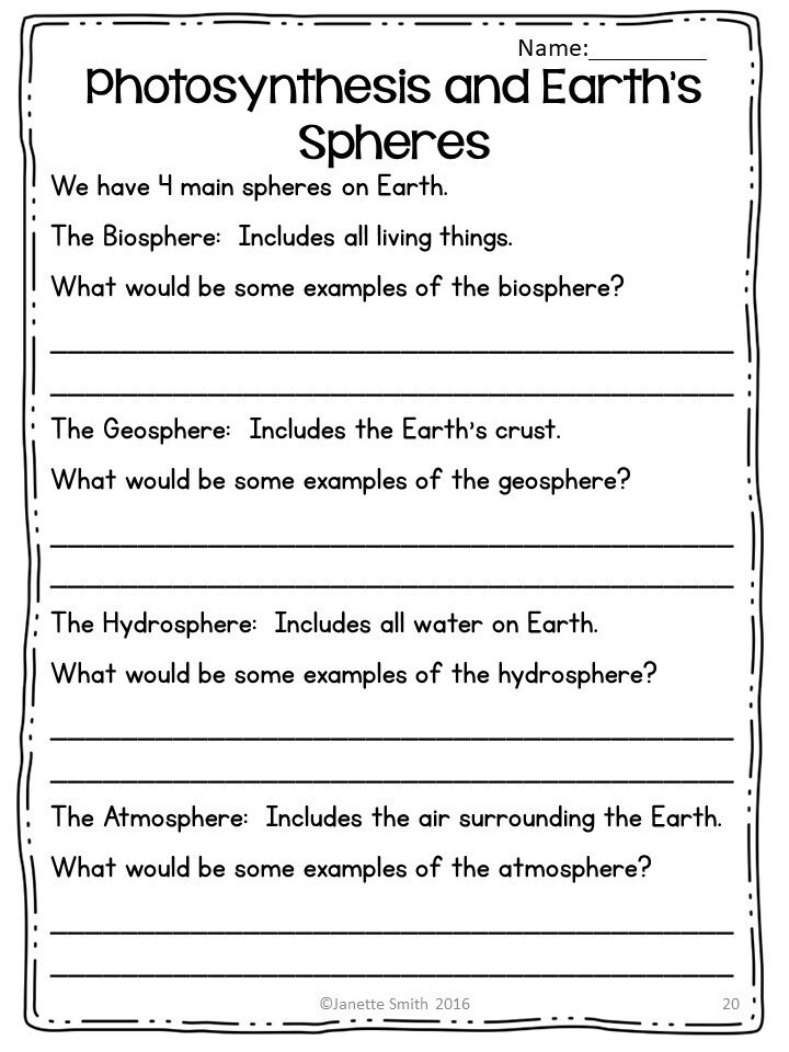 Photosynthesis Science Unit - Etsy