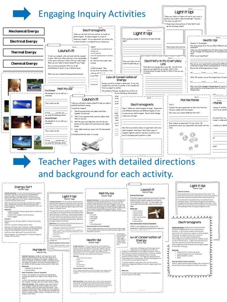 Energy Science Unit - Etsy