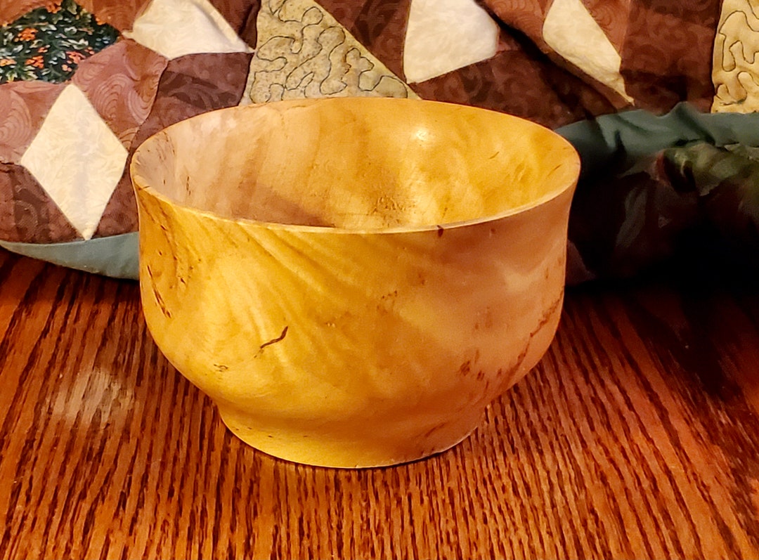 Wood Bowl Turned Colorado Elm Tree With Natural Live Edge - Etsy
