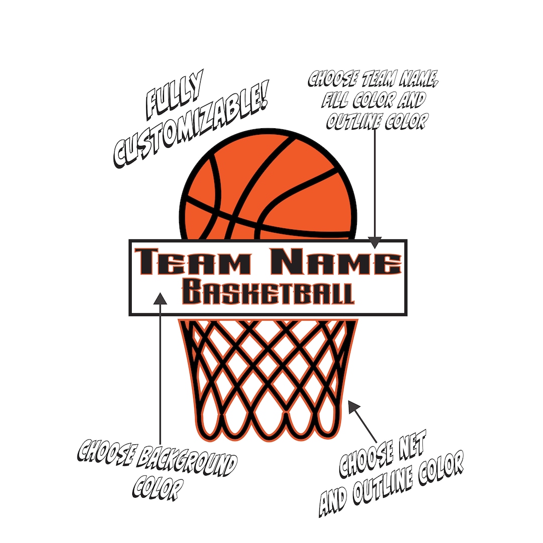Custom Basketball Png, Custom Basketball Design, Fully Customizable ...
