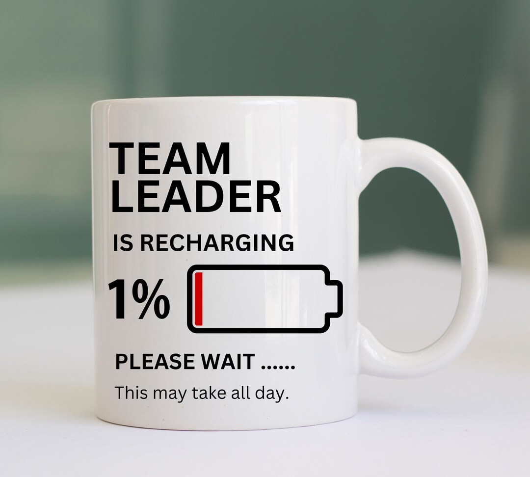 Personalized Team Leader Mug, Funny Gift - Etsy