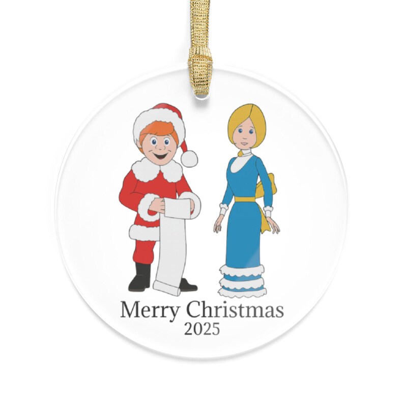 Santa Claus is Comin' to Town Acrylic Ornament | Kris Kringle Jessica ...