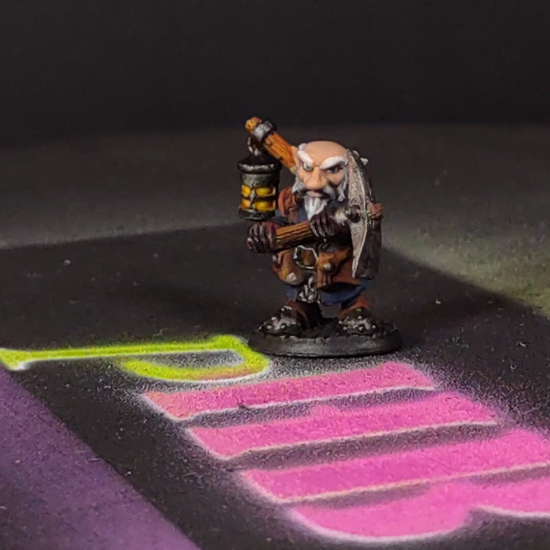 Painted D&D Gnome Hero - Reaper Gnome With Pickaxe - Etsy