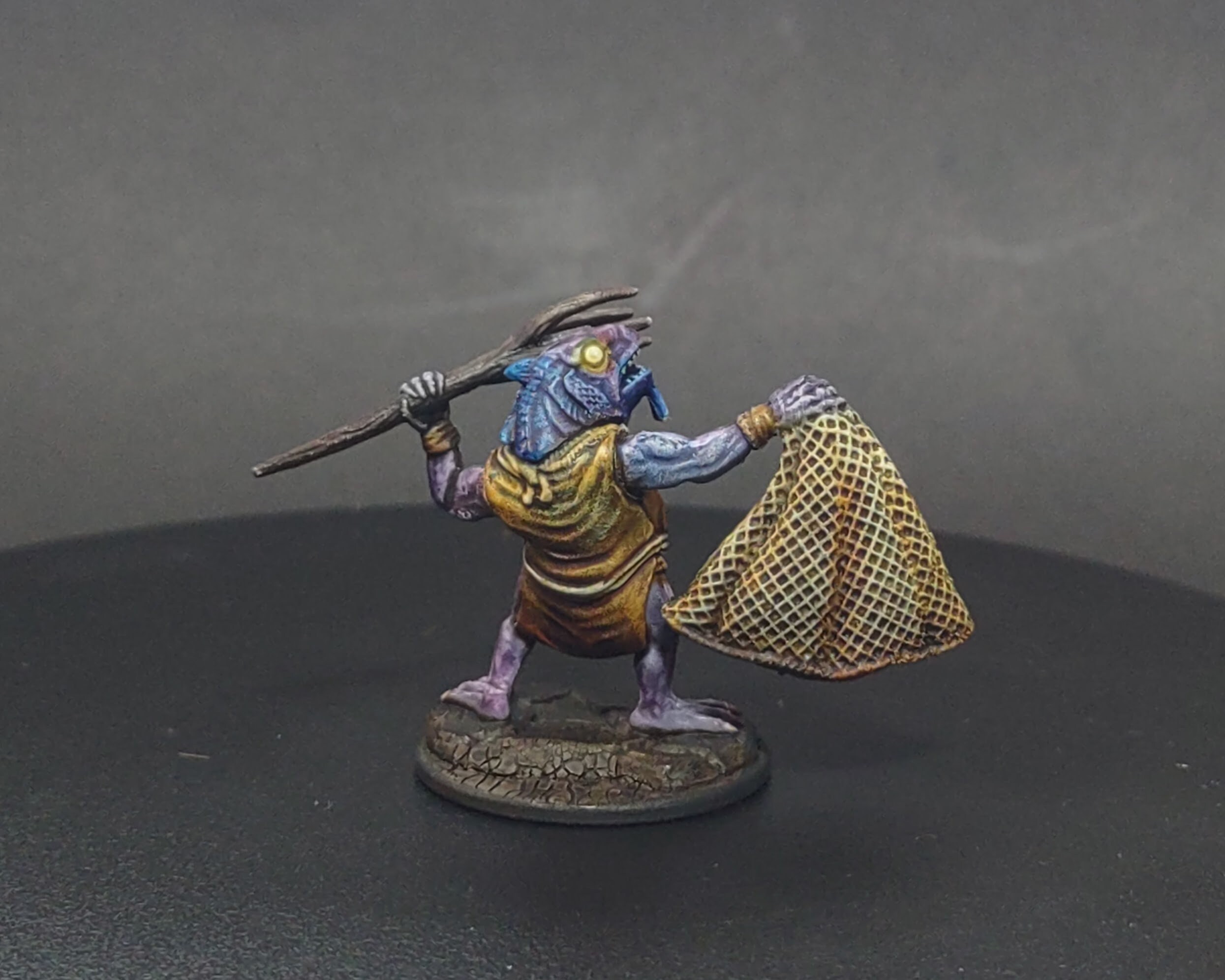 Painted Dnd Monsters Kua Toa and Kua Toa Whip - Etsy