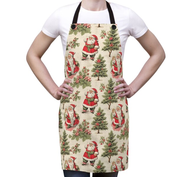Santa Apron - Etsy