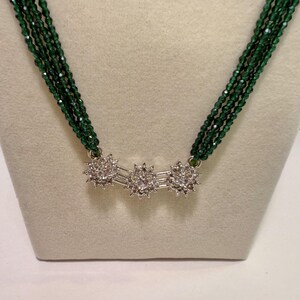 Crystal Bead Necklace (pote) - Mangalsutra Unicolor Design - Etsy