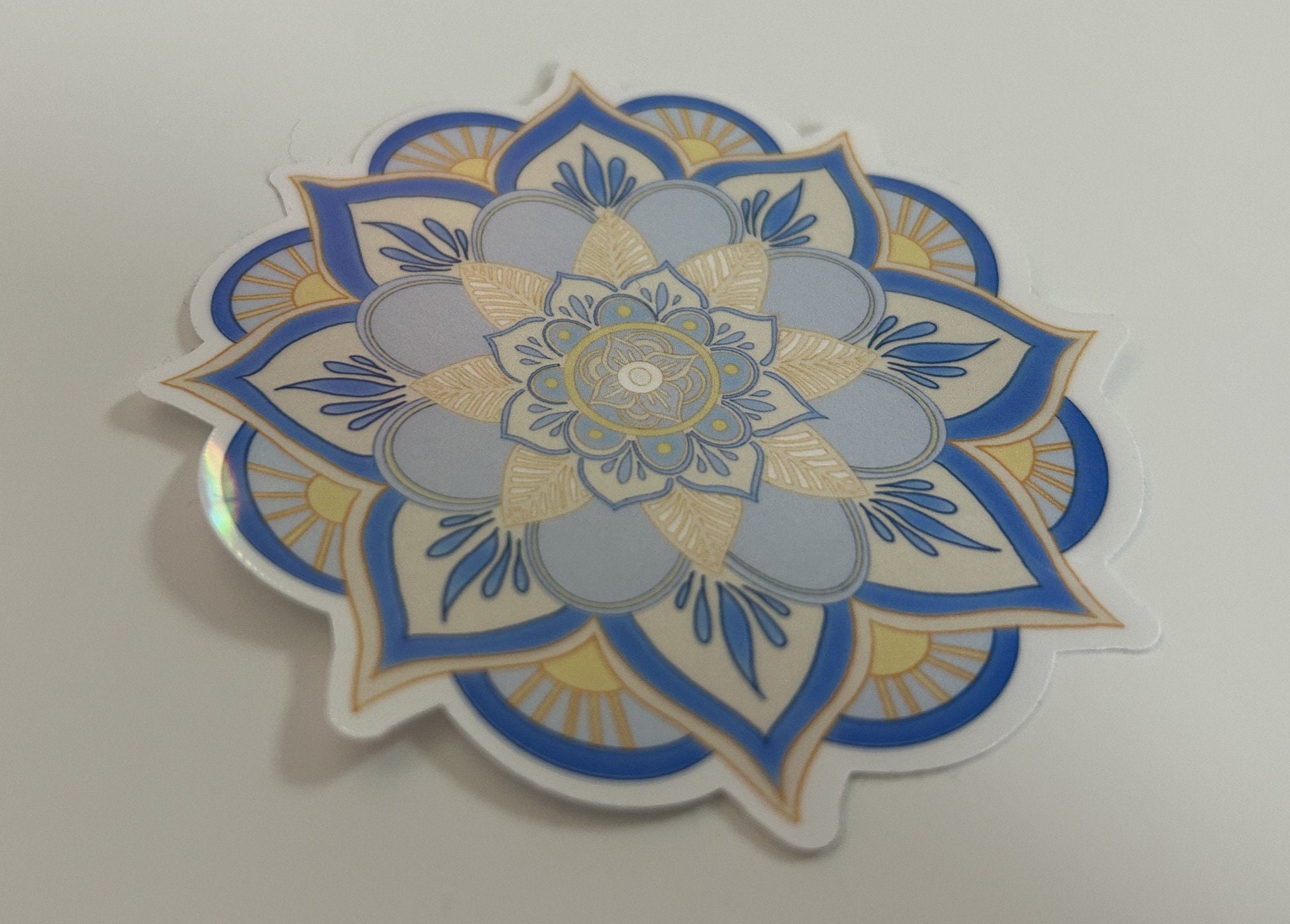 Mandala Sticker, Flowering Mandala Sticker - Etsy