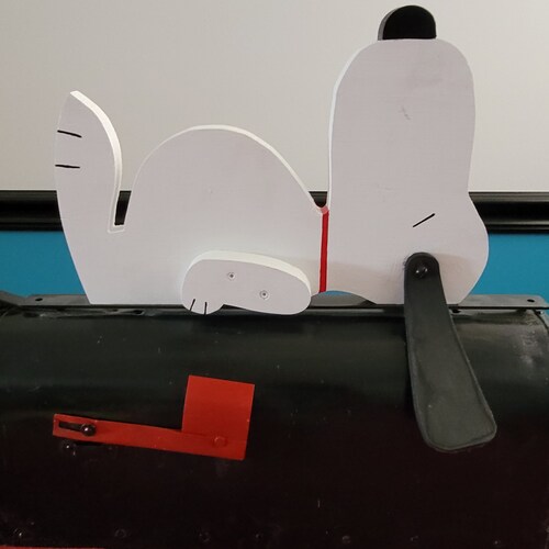 Snoopy Flying Ace Mailbox Fence Line Topper Woodstock Red - Etsy