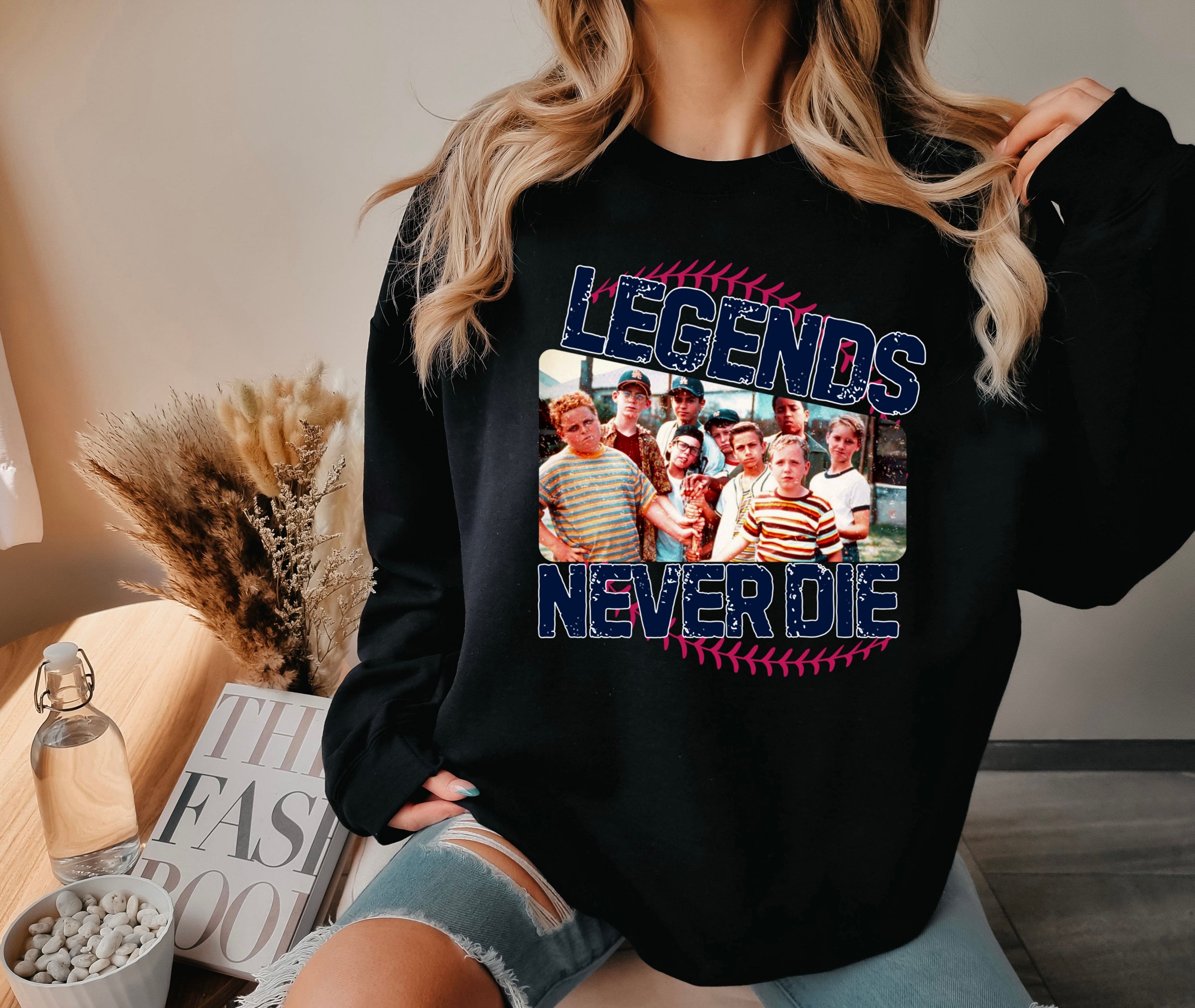 Vintage Baseball Sweatshirt, Nostalgic Baseball, the Sandlot Crewneck ...