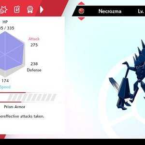 Shiny Necrozma Event Secret Shiny Necrozma Pokemon Sword & Shield 6 IVS ...