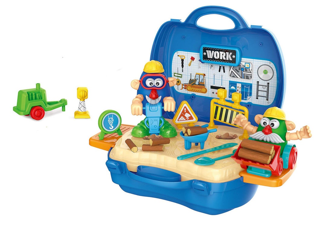 Kids Road Construction Toys Pretend Play Set Role Play Kid Gifts 39pcs ...