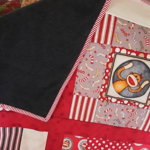 Adorable Sock Monkey Quilt - Etsy