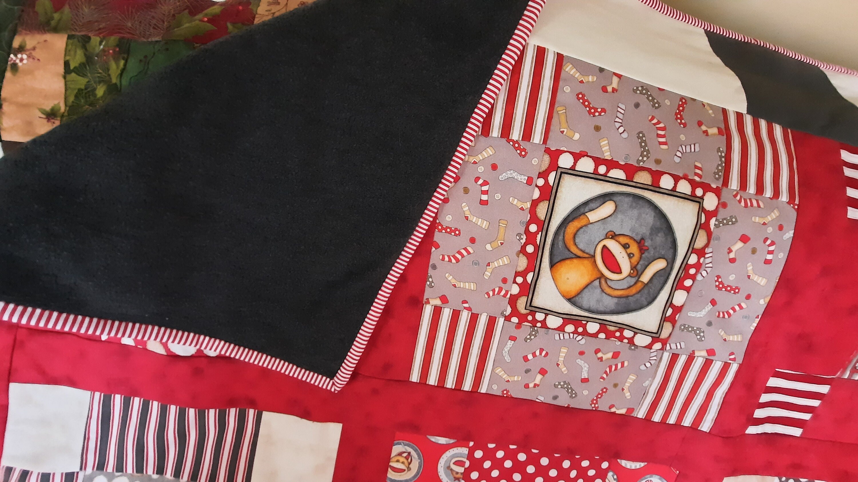 Adorable Sock Monkey Quilt - Etsy