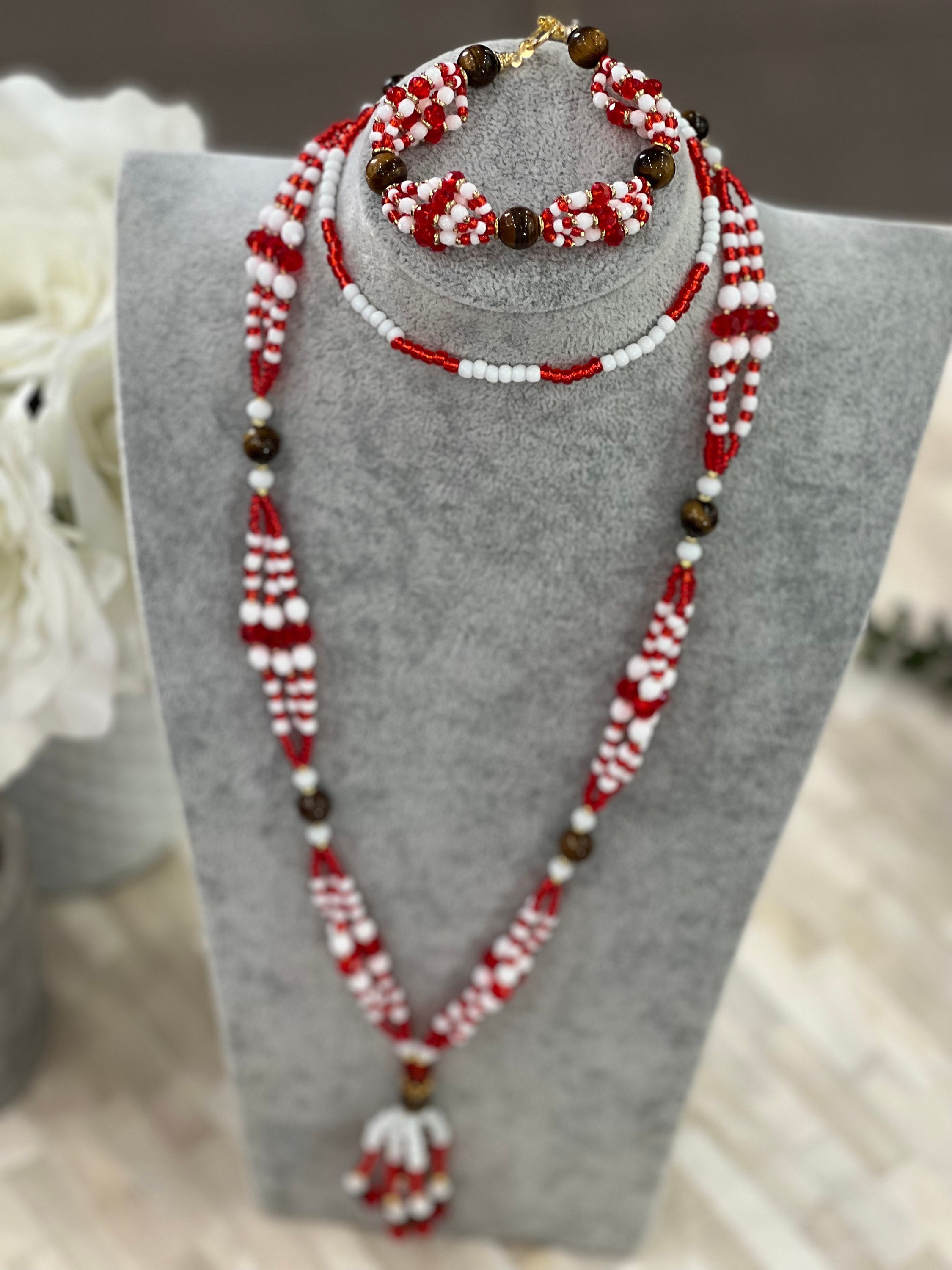 Juego De Gala De Shango collar E Ilde Echo Al Gusto Y Medida Del ...