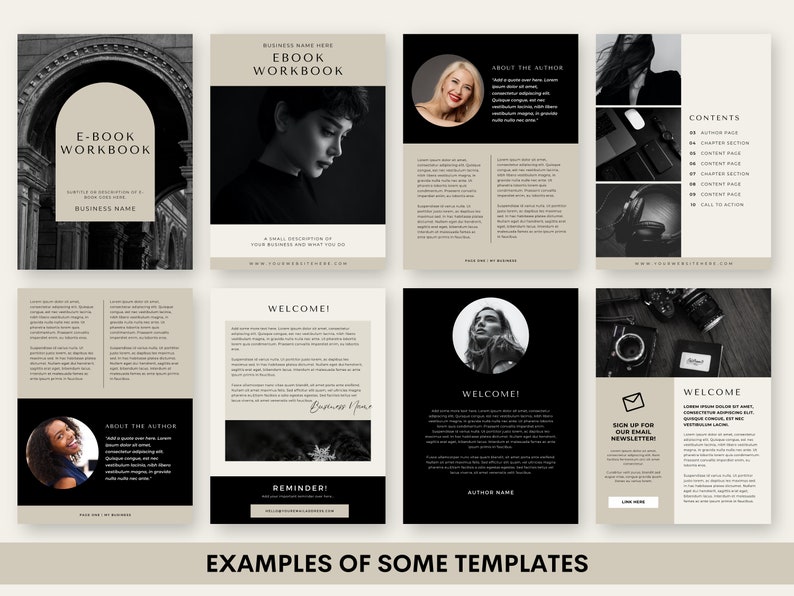 Ebook Template Canva, 40 Page Ebook Course, Done for You Lead Magnet ...