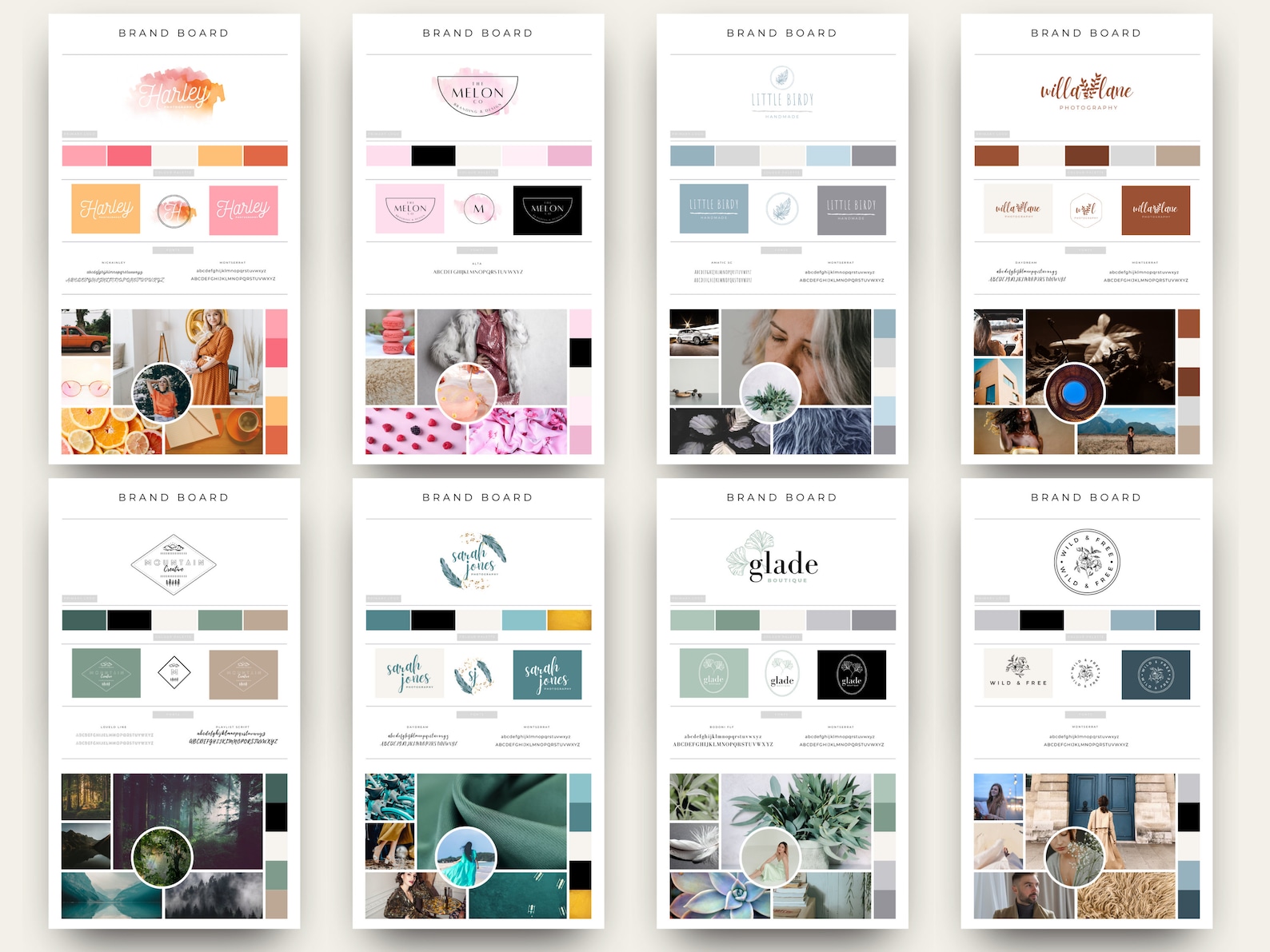 Branding Board Template, DIY Branding Kit, Business Branding Kit, DIY ...