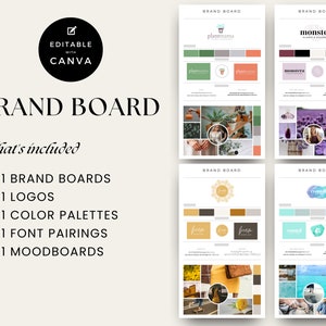 Branding Board Template, DIY Branding Kit, Business Branding Kit, DIY ...