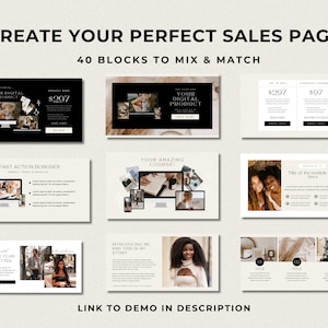 High Converting Sales Page, Course Sales Page, Digital Product Sales ...